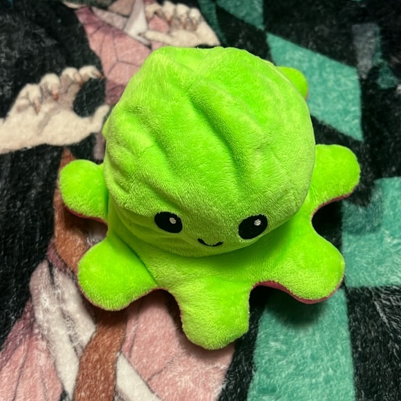 Teeturtle | Toys | Teeturtle Pink Green Reversible Octopus Plush 45 ...